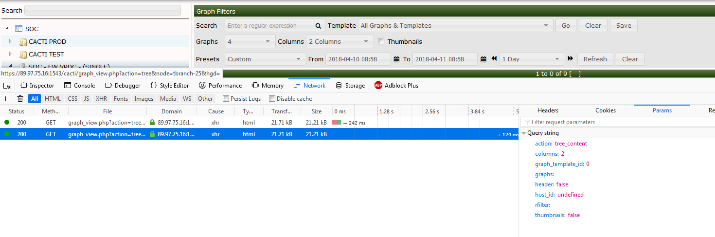 develop branch: search page issue · Issue #1524 · Cacti/cacti · GitHub