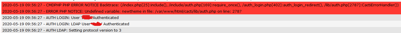 Cacti 1212 Ldap Authentication Php Error · Issue 3564 · Cacti