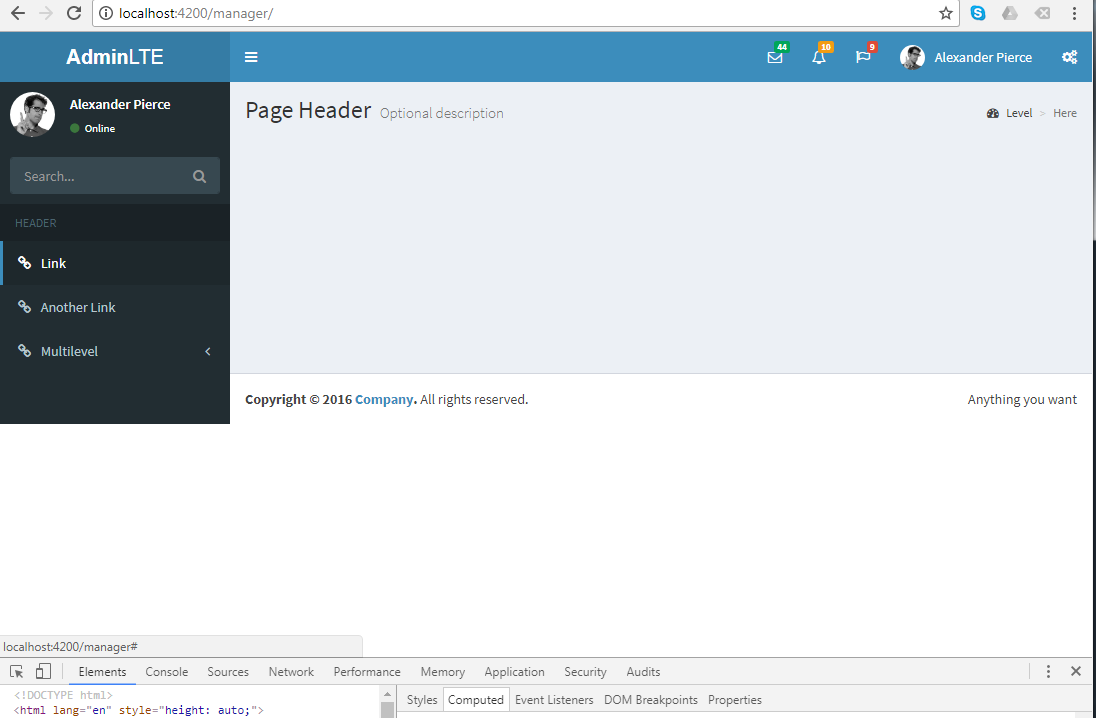 When use augular.js ng-include add child view, The main footer is disorder. · Issue #1632 ...