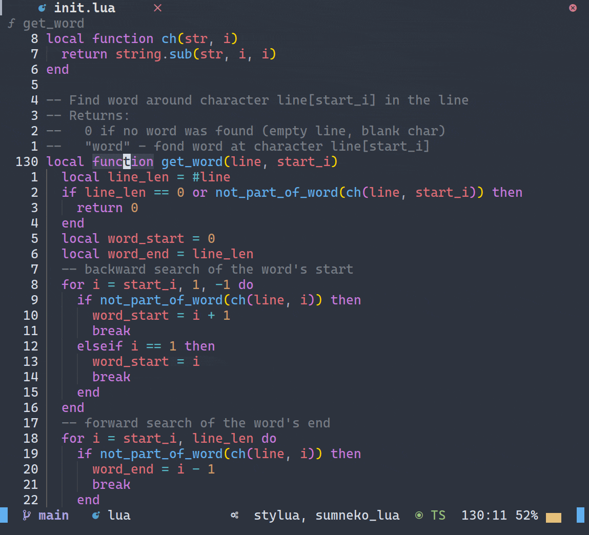 A small plugin that helps to read code by highlighting keywords : r/neovim