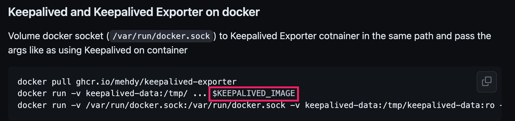 Which keepalived image is used? · Issue #141 · mehdy/keepalived-exporter · GitHub