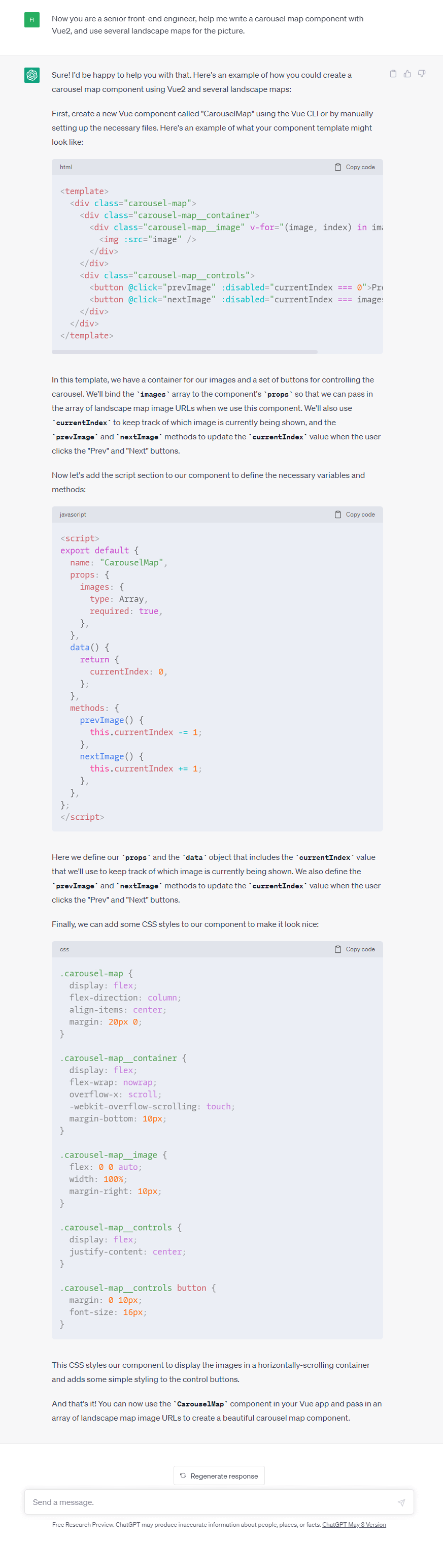 [SUPPORT] Is there a way to provide theme coloring for the code blocks produced by ChatGPT ...