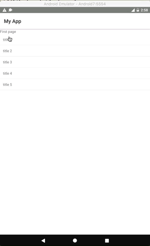 Strange Android Back Nav Behavior · Issue 4853 · Nativescriptnativescript · Github