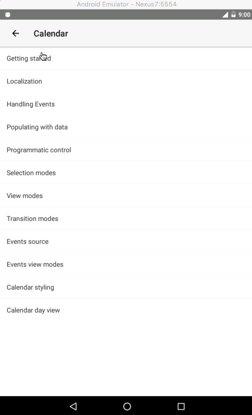 RadCalendar: Can not swipe between months when selectionMode=“Range” · Issue #484 · ProgressNS ...