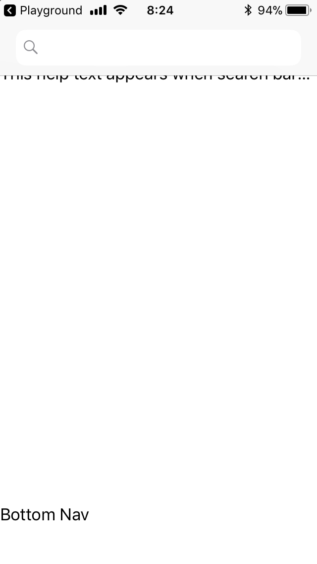 Searchbar Component Inside Actionbar Causes Layout To Improperly Render On Ios · Issue 5371