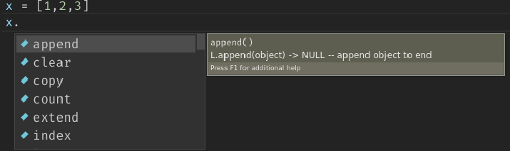 IntelliPipe: Code suggestions for functions based on variable type on LHS · Issue #6269 ...