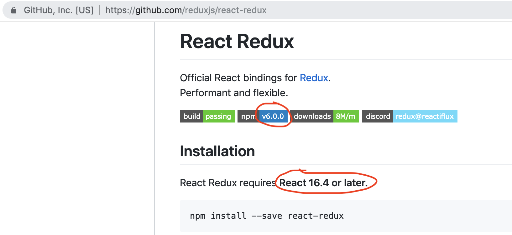 Npm S Readme Version Indicates That Version 6 0 Is Compatible With React 0 14 Or Later · Issue
