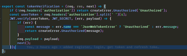 Jwt Token Verification Code With Graphql Compose Mongoose Middleware · Issue 309 · Graphql