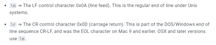 Option to allow replacing a sequence of characters by a line break should be documented · Issue ...