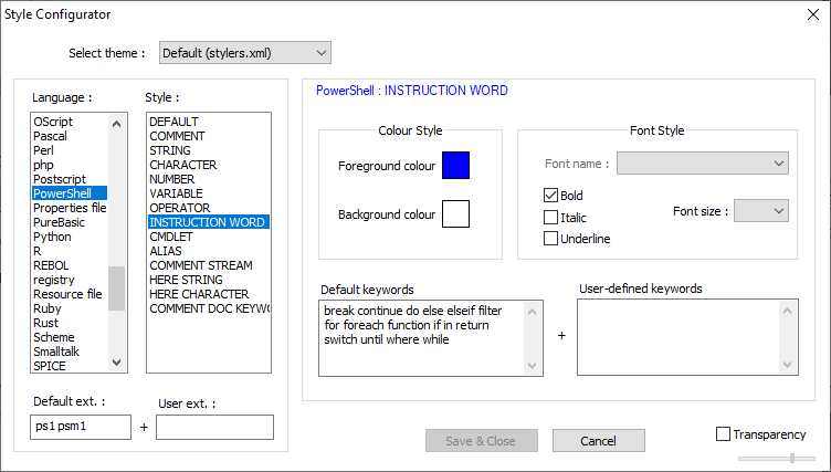 PowerShell UDL not working · Issue #105 · notepad-plus-plus/userDefinedLanguages · GitHub