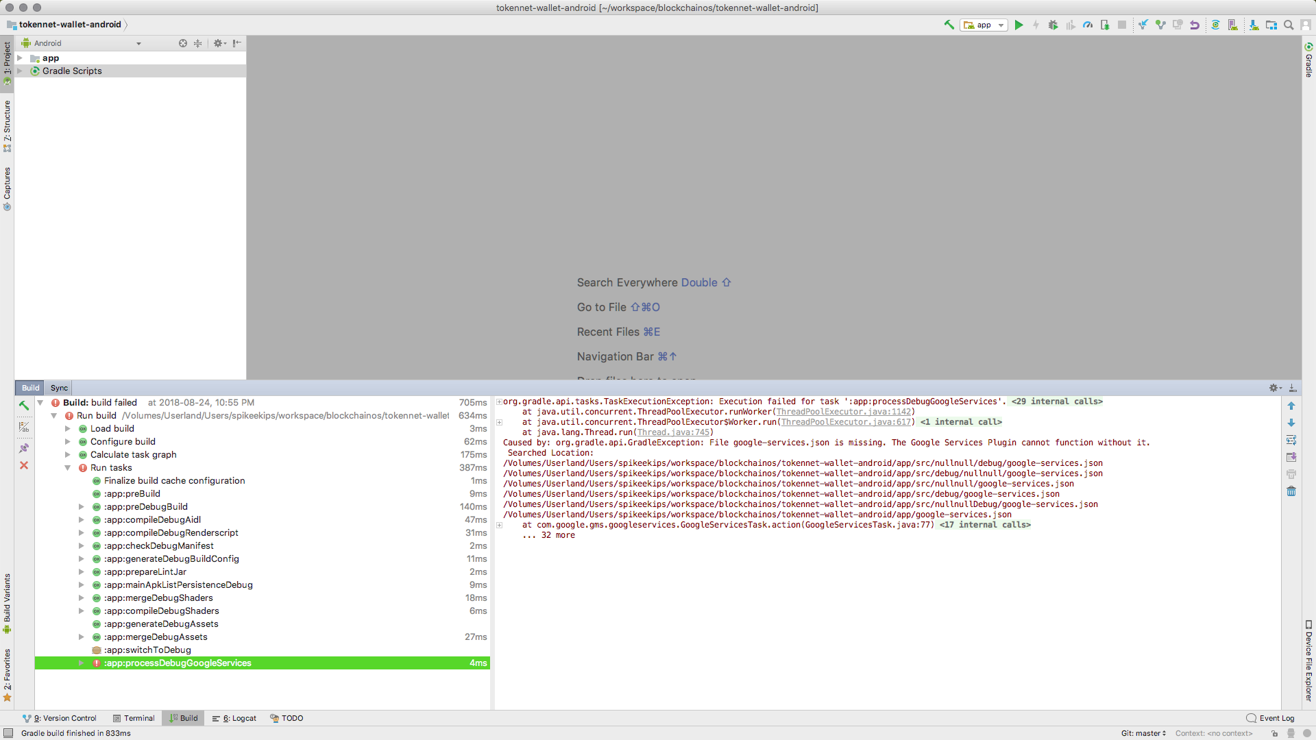 "File google-services.json is missing" build error · Issue #2 · bosnet/tokennet-wallet-android ...