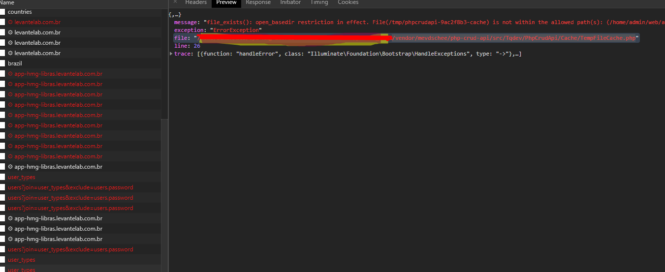 [help-resolved] error php crud api cache. · Issue #628 · mevdschee/php-crud-api · GitHub