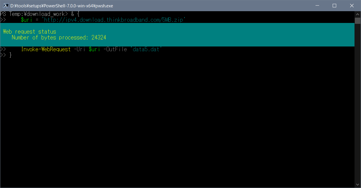 Previous Progress Remains Displayed For Successive Invocation Of Invoke Webrequest · Issue
