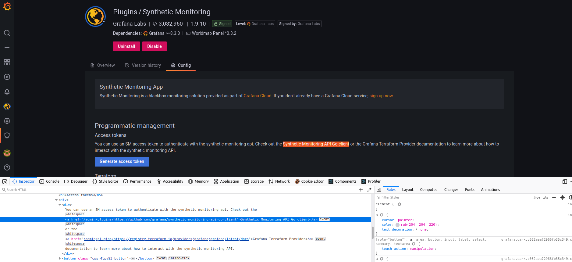 Documentation redirect link is not an absolute path · Issue #430 · grafana/synthetic-monitoring ...