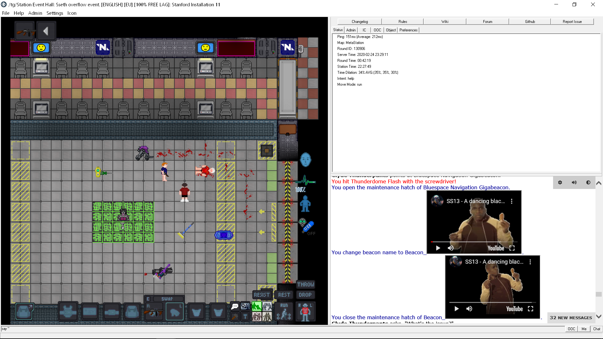 Unsanitized input for bluespace navigation beacon name allows raw HTML ...