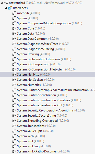 Issue with .NET Standard 2.0 and .NET Framework 4.6.1 for System.Net.Http assembly · Issue ...