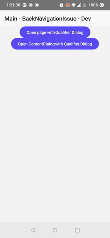 [Navigation][Android] Pressing native back button closes the app instead of dialog · Issue #768 ...