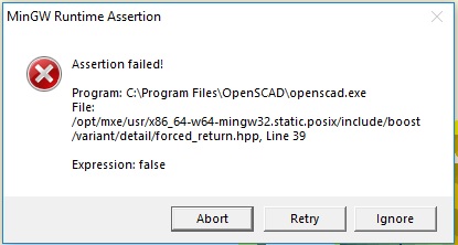 Assert failure while loading customizer preset · Issue #2461 · openscad/openscad · GitHub