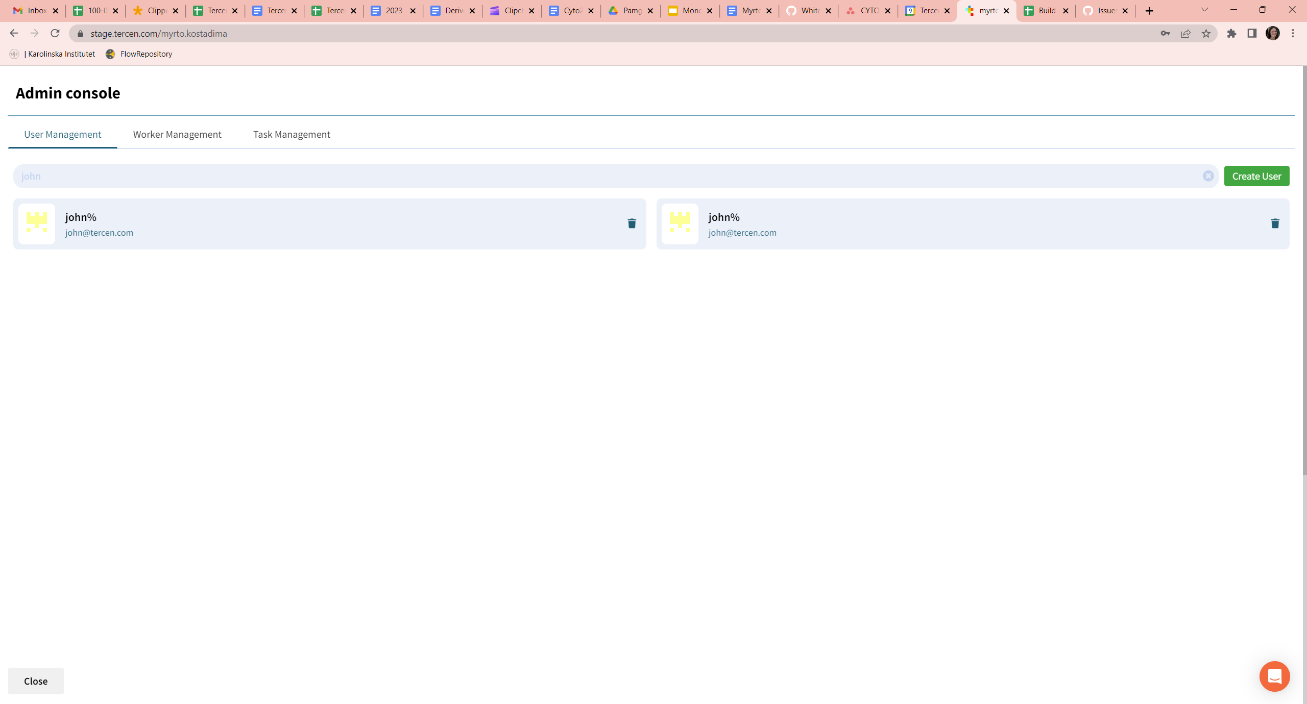 When Username provided includes forbidden characters - error message ...