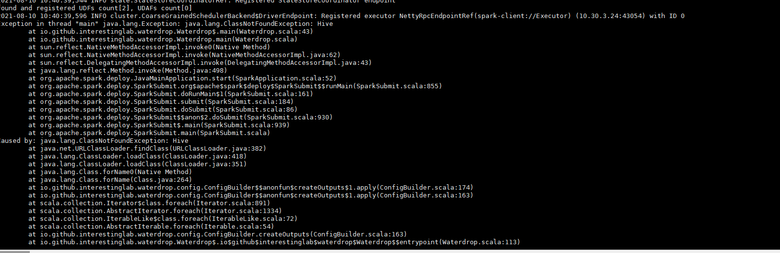 输出到hive 报错 · Issue #644 · apache/seatunnel · GitHub