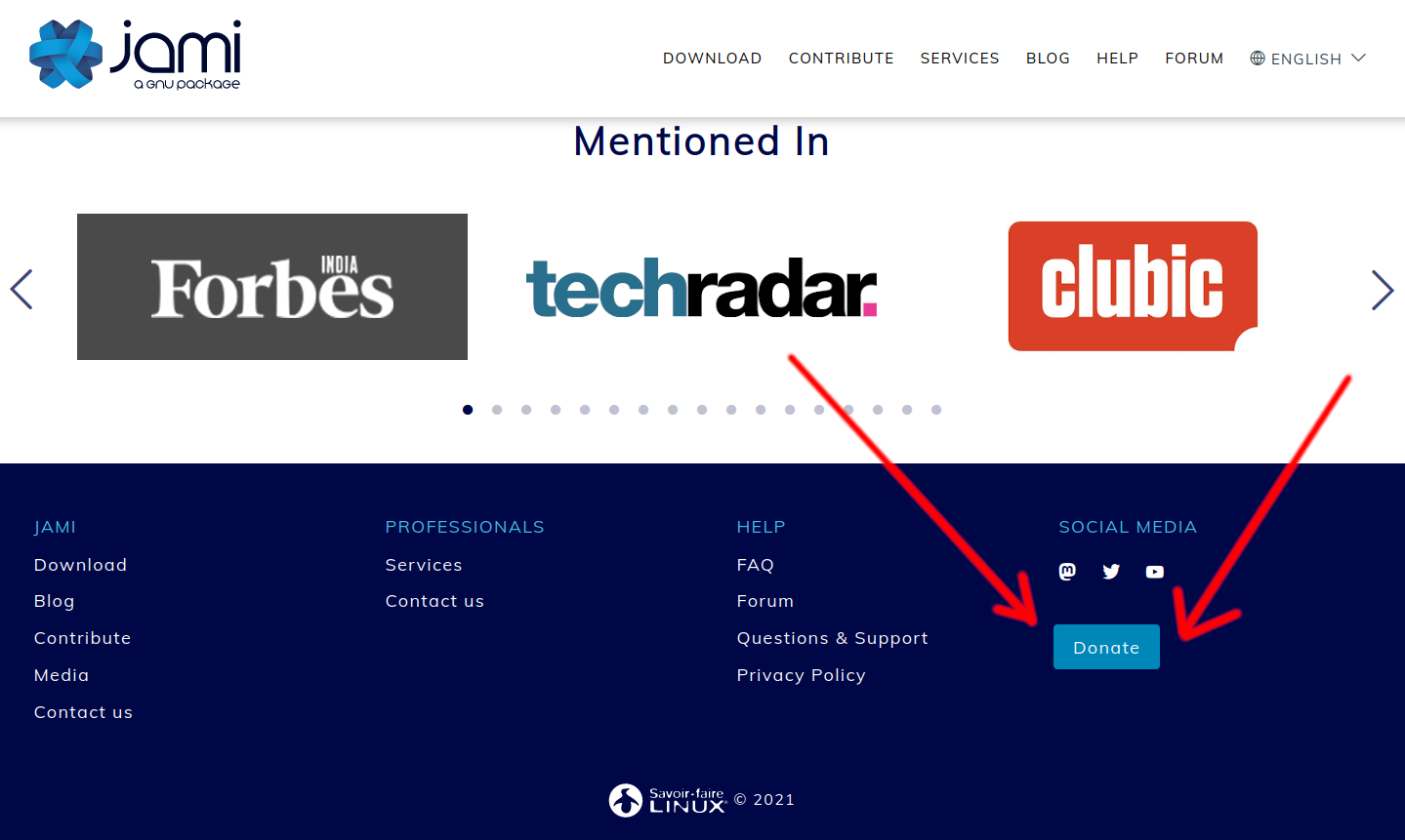 Please add `Donate` button on [Flathub](https://flathub.org/apps/details/net.jami.Jami) · Issue ...