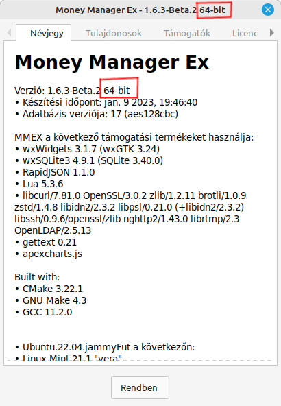 Layout of About dialog · Issue #5516 · moneymanagerex/moneymanagerex · GitHub