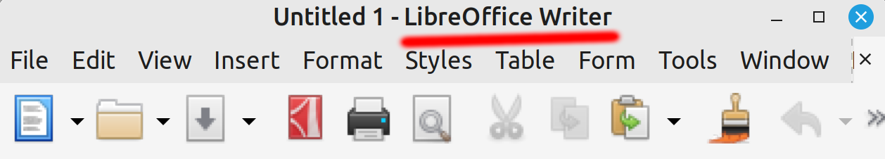 Titlebar display order: 1. database filename; 2. localized program name. `Recent Files` menu: 3 ...