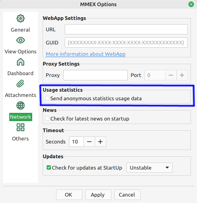 Opt-in for sending usage statistics · Issue #5998 · moneymanagerex ...