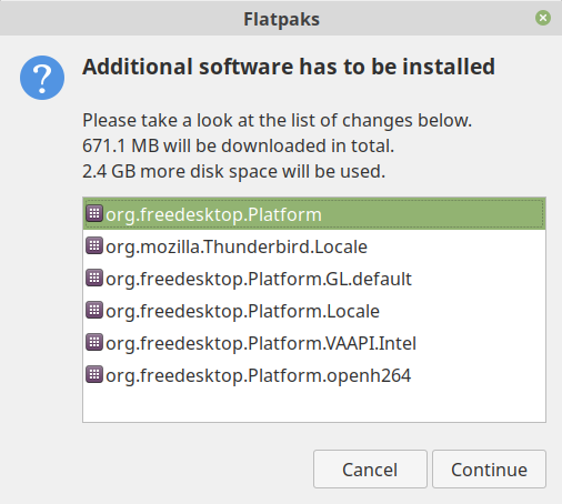Error installing Thunderbird (Flathub) via Mint's Software Manager · Issue #260 · linuxmint ...