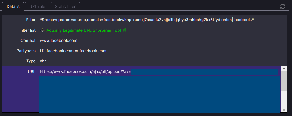 Legitimate URL Shortener breaks Facebook media uploading · Issue #175 · DandelionSprout/adfilt ...