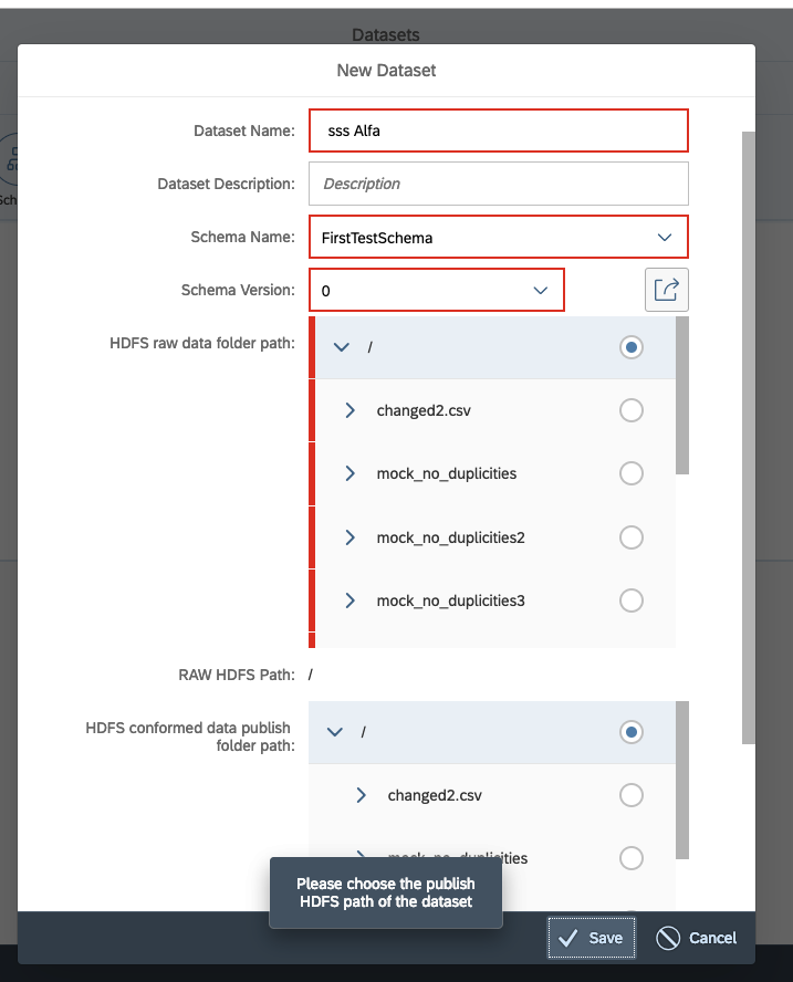 Un-unified way of displaying errors in dataset creation · Issue #182 · AbsaOSS/enceladus · GitHub