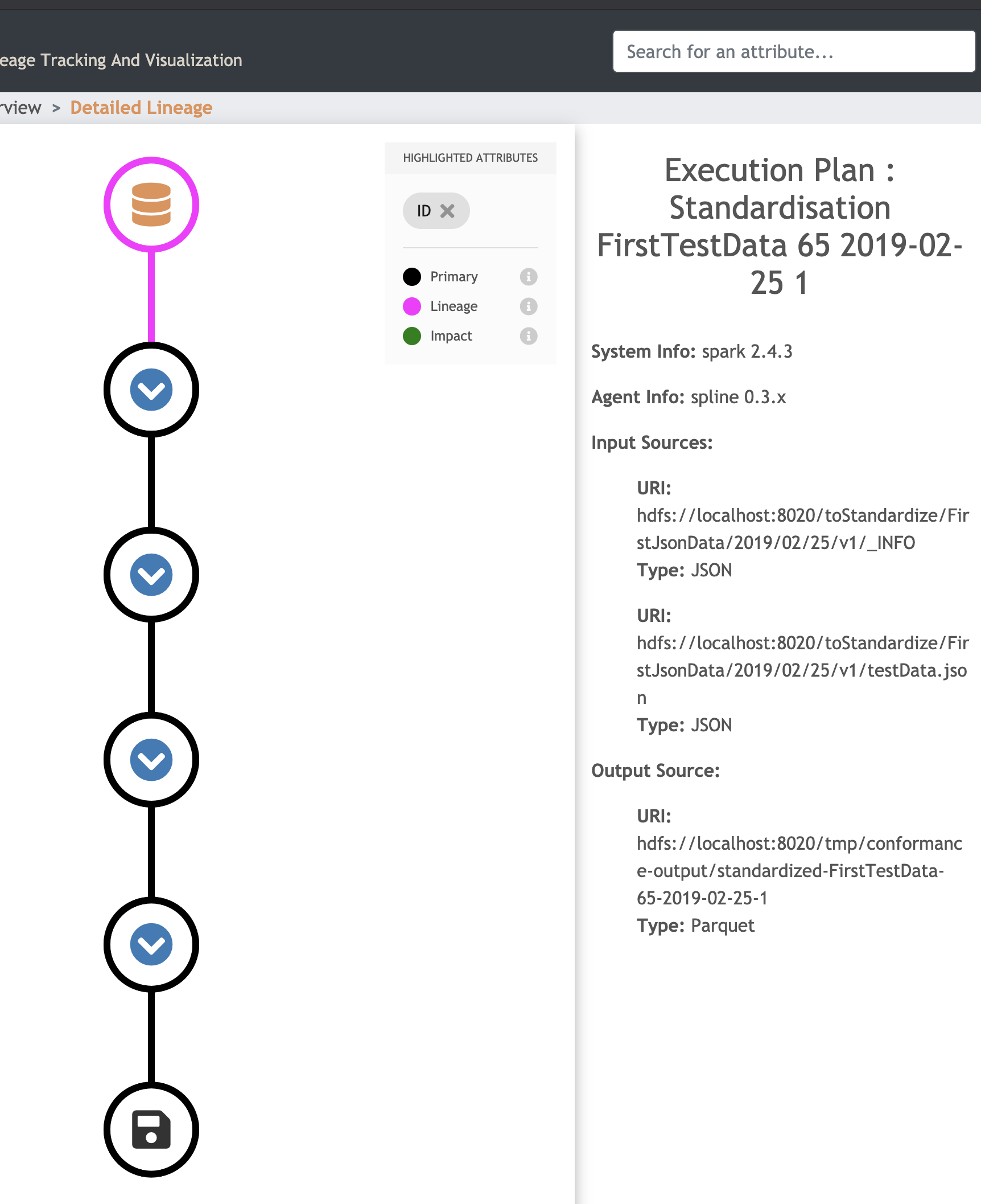 Selected node not properly visible when attribute search for · Issue #650 · AbsaOSS/spline · GitHub