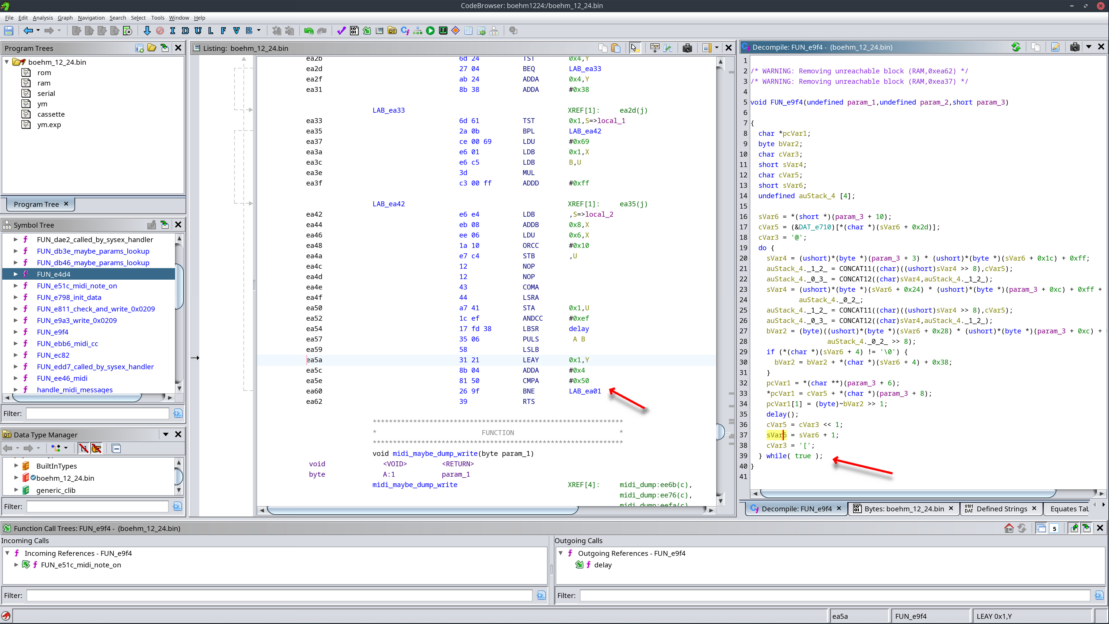 6809 decompiler: BNE ignores result of previous instruction · Issue #5508 ...