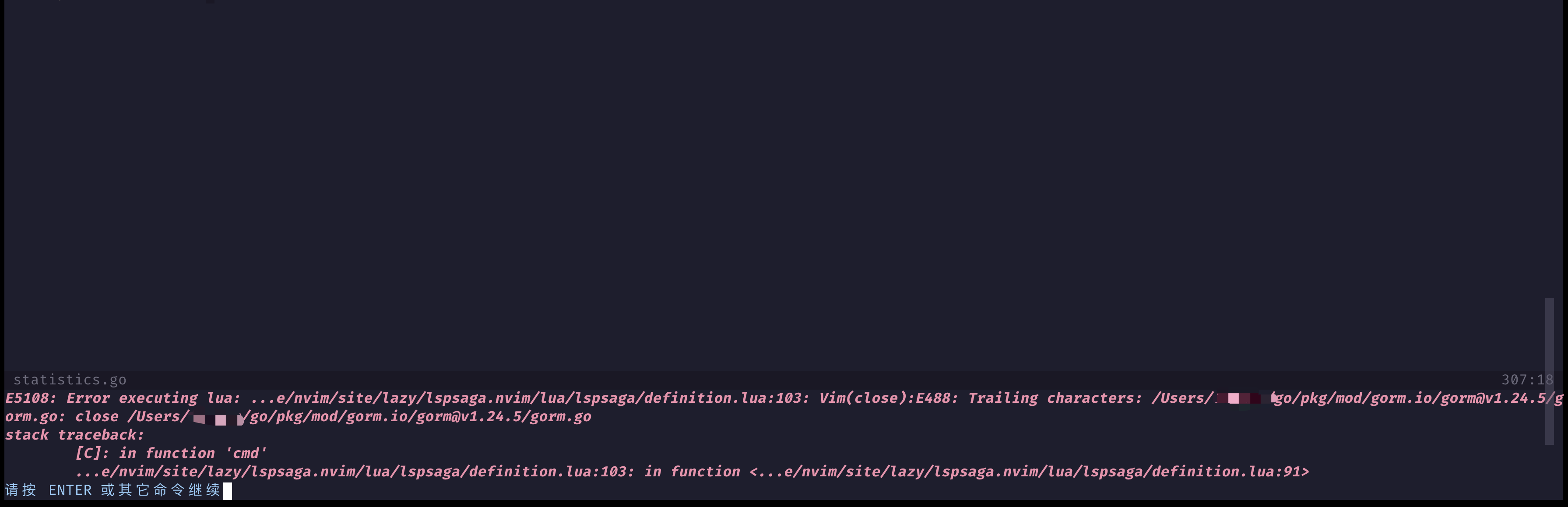 点击 gd 弹出函数定义预览子窗口，再点击 Esc 报错 · Issue #546 · ayamir/nvimdots · GitHub