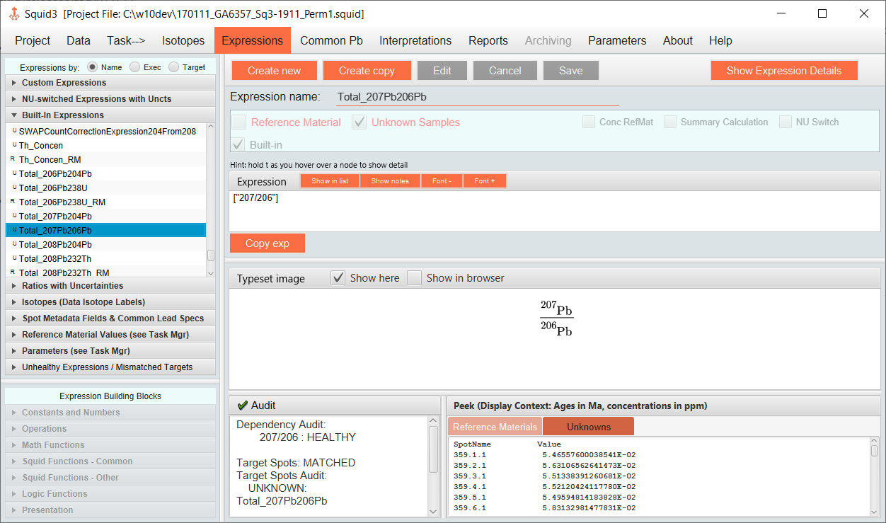 Expression "Total_207Pb206Pb" needs an error as well as a value · Issue #697 · CIRDLES/Squid ...