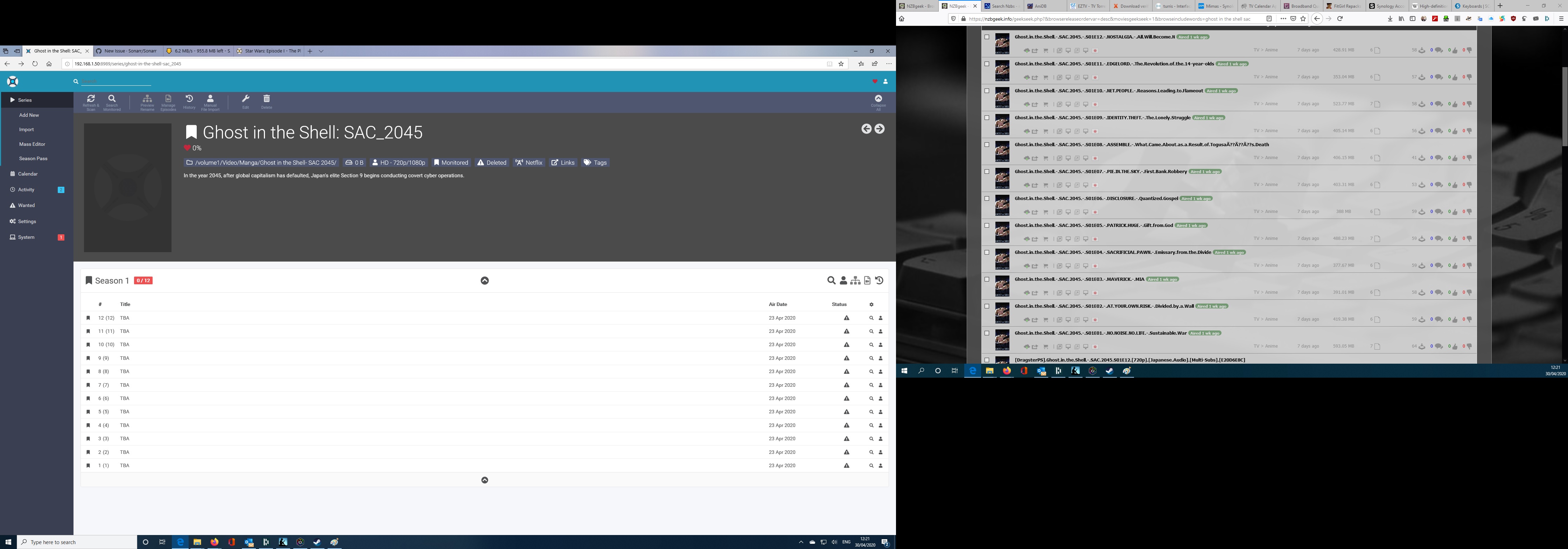 v3 - without TVDB 'Deleted' programs cannot add episodes · Issue #3721 · Sonarr/Sonarr · GitHub
