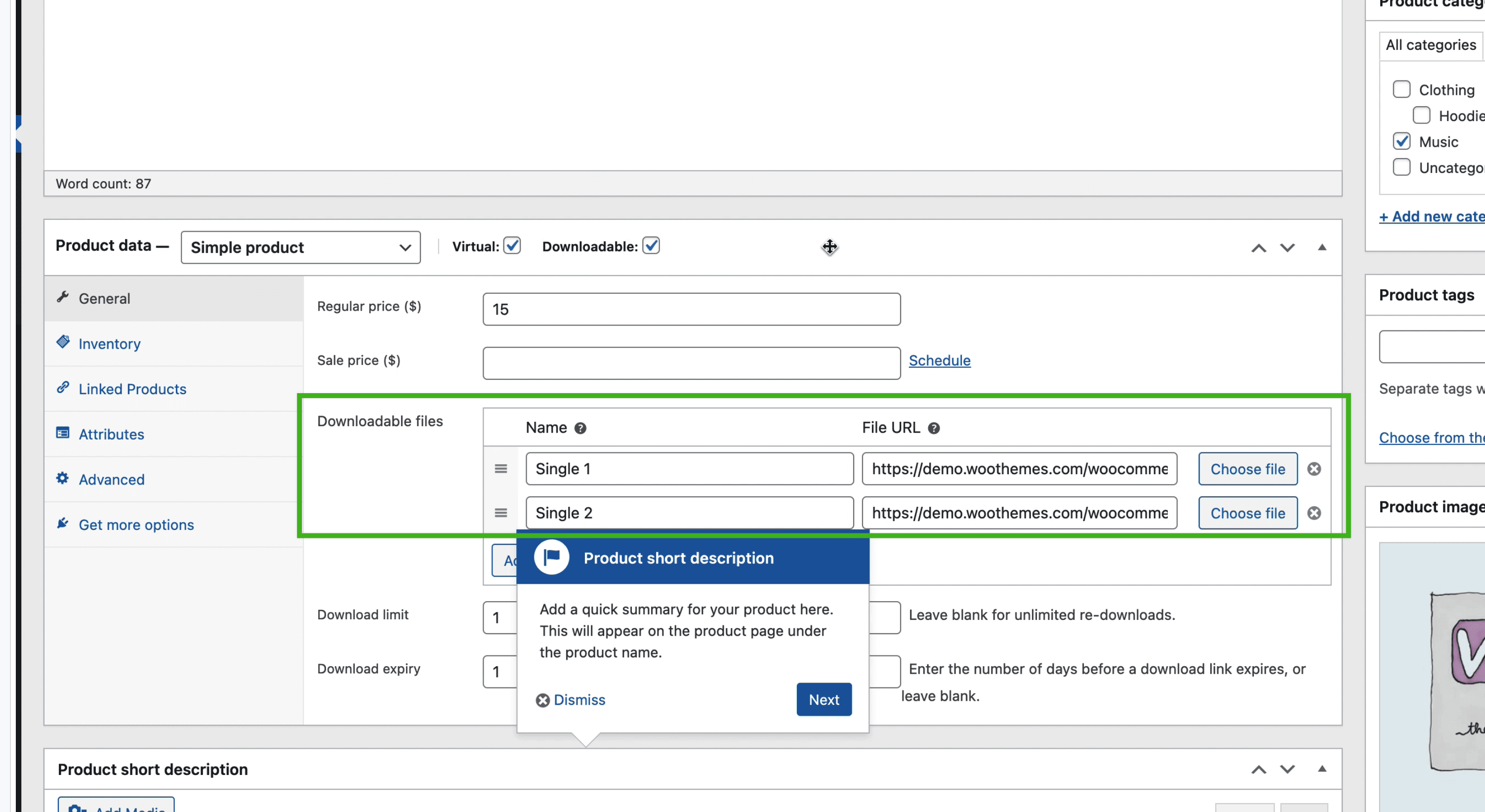 [enhancement] Instructions For Configuring A Downloadable File With Tutorial Active · Issue