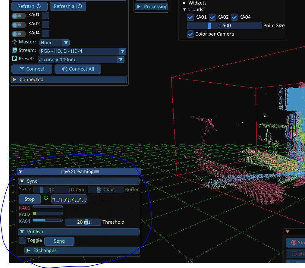 How can I use the live streaming function? · Issue #58 · VCL3D/VolumetricCapture · GitHub