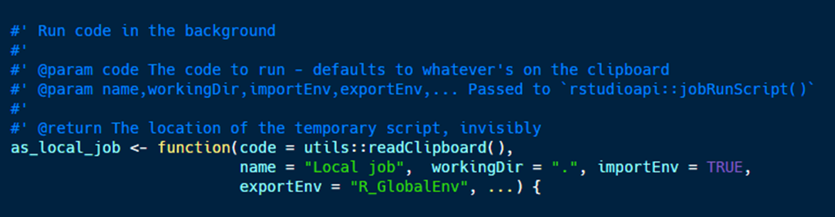 Highlight {roxygen2} comments in R code · Issue #1284 · carbon-app ...