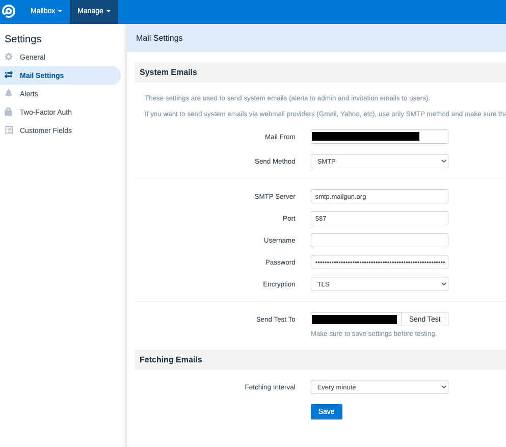 Manage Settings Mail Settings Are Prefilled · Issue 2978 · Freescout Help Deskfreescout 