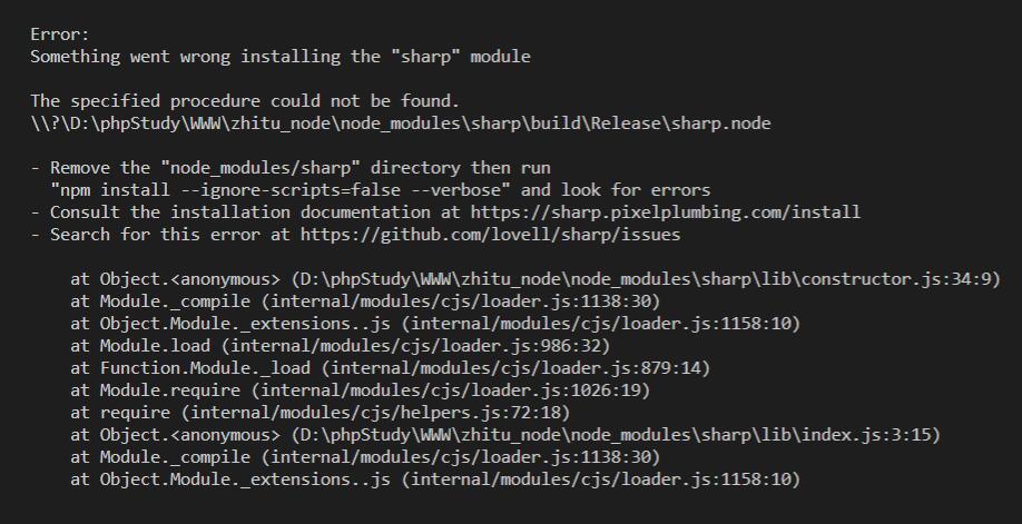 The specified procedure could not be found, with canvas as dependency · Issue #2421 · lovell ...