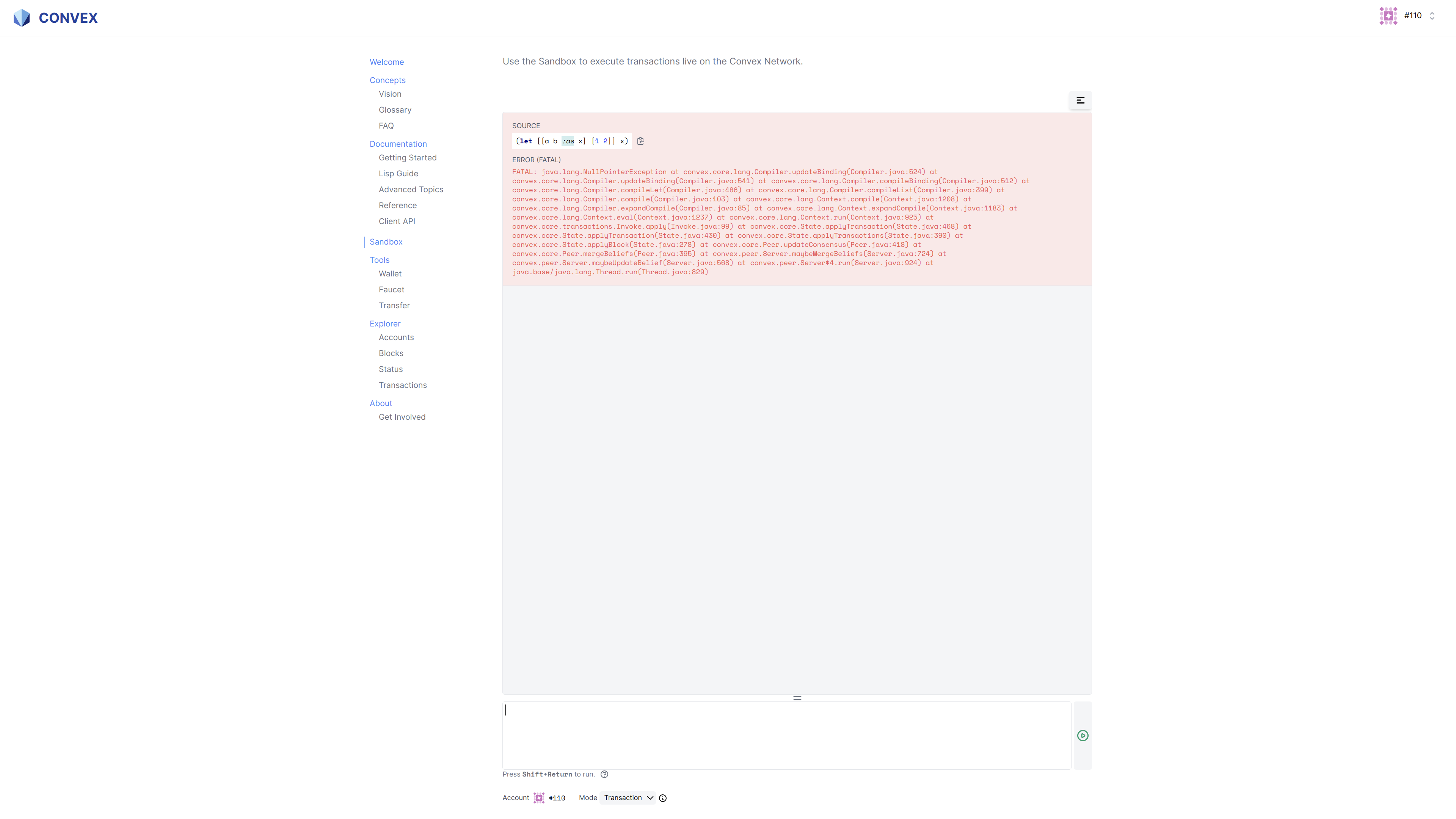 Fatal Error Destructuring Non Symbol · Issue 270 · Convex Devconvex · Github