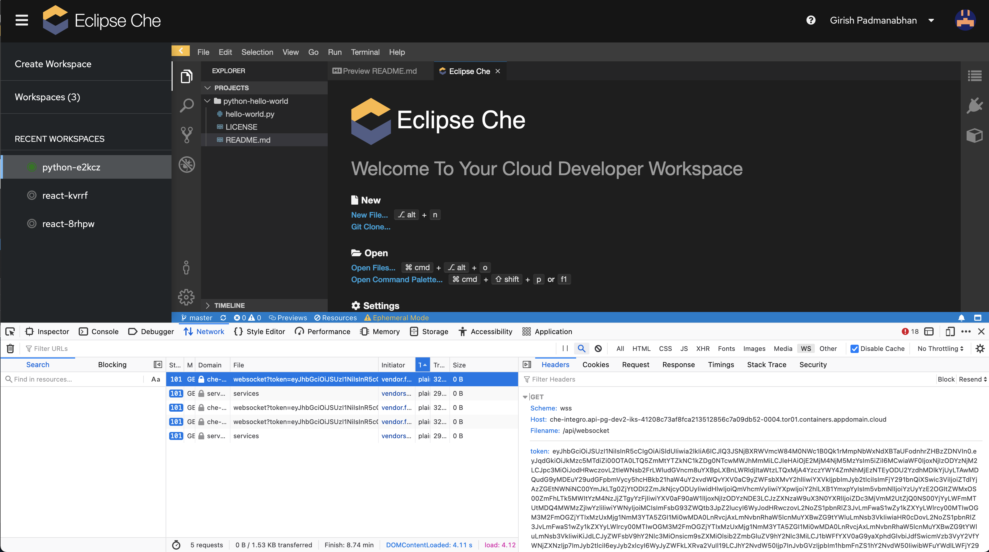 Eclipse Che reloading intermittently · Issue #19796 · eclipse-che/che ...