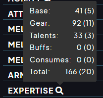 [Warrior] Strength of Arms talent only gives 3 expertise instead of 4 · Issue #1394 · wowsims ...