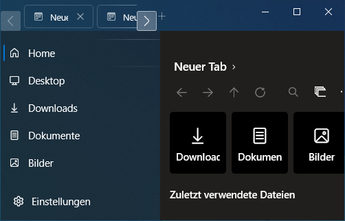 Buttons used to scroll through open tabs are not properly places ...