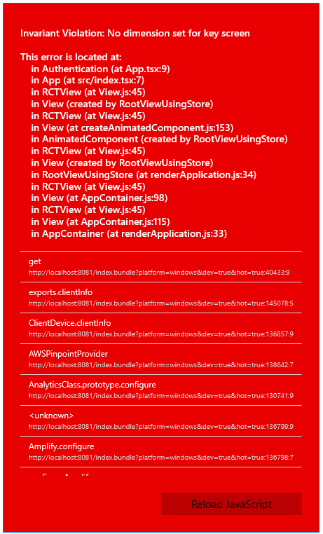 Compatibility Issues With Reactxp · Issue 2553 · Aws Amplifyamplify Js · Github 6746