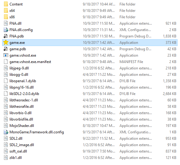 Exception thrown: 'System.TypeInitializationException' in FNA.dll · Issue #133 · FNA-XNA/FNA ...