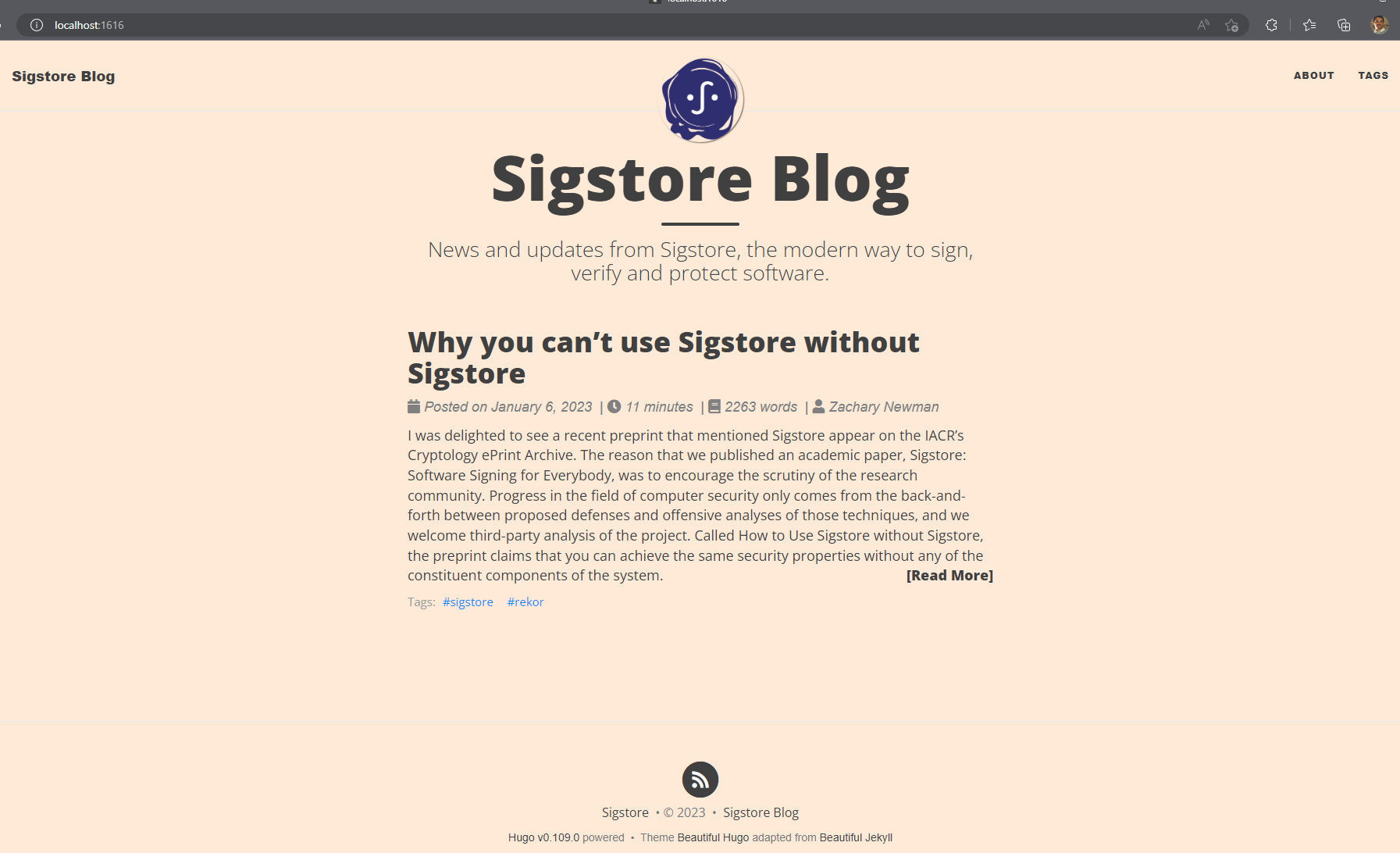 Migrate blog to github. · Issue #40 · sigstore/TSC · GitHub