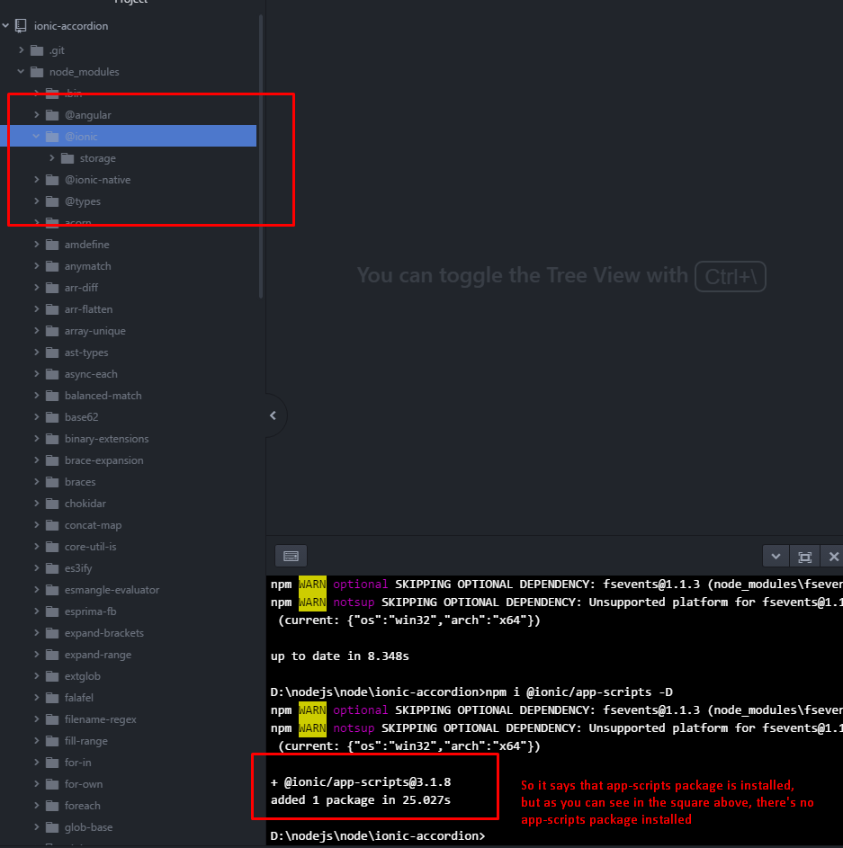 Install @ionic/app-scripts and typescript won't work in platformio · Issue #469 · platformio ...