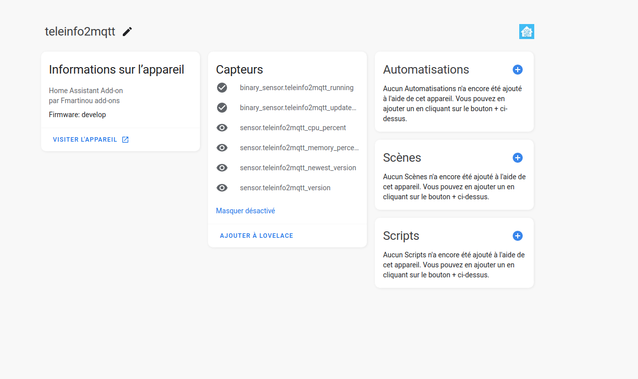 teleinfo for haos · Issue #1 · fmartinou/hassio-addons · GitHub